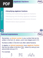 Algebraic Fractions Practice Questions - Corbettmaths | PDF