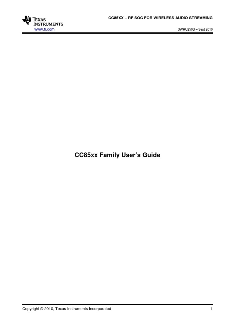 Cc85xx User Guide | PDF | Usb | Computer Network