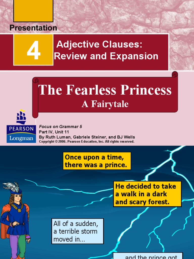 Adjective Clauses Review And Expansion The Fearless Princess PDF