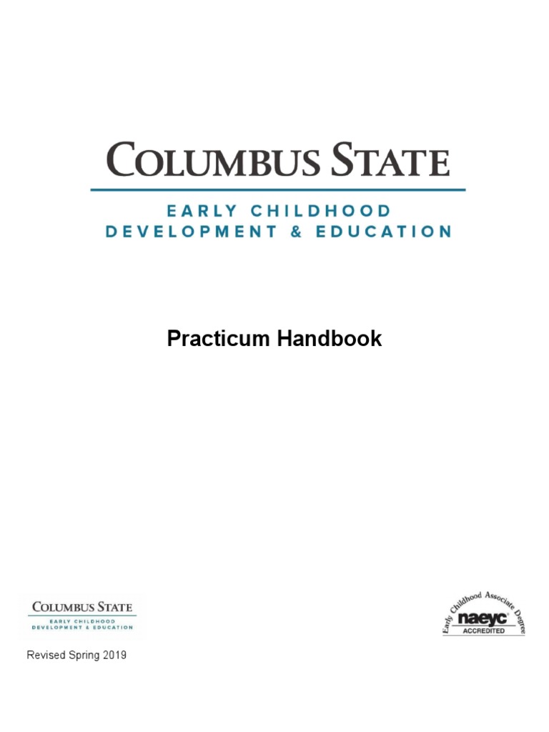 Practicum Handbook | PDF | Mentorship | Early Childhood Education