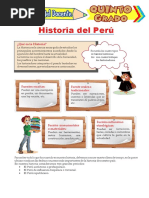 Etapas de La Historia Del Perú - FICHA | PDF