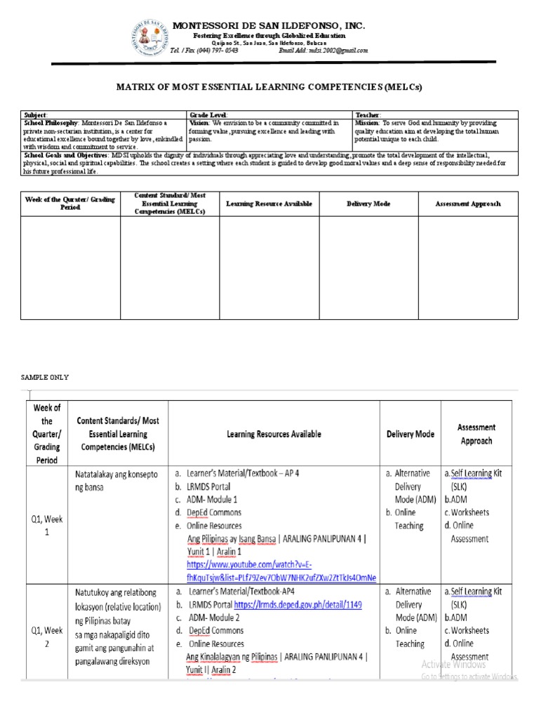 Montessori de San Ildefonso, Inc.: Tel. / Fax (044) 797-0543 | PDF