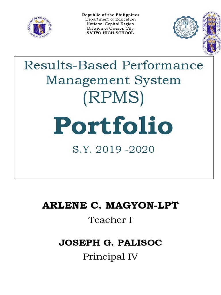Results-Based Performance Management System: Portfolio | PDF ...