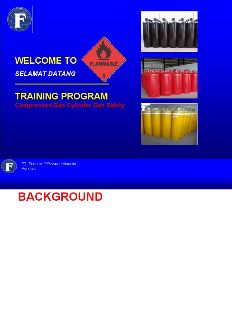 Cylinder Gas Safety (Training Module) | PDF | Gases | Physical Chemistry