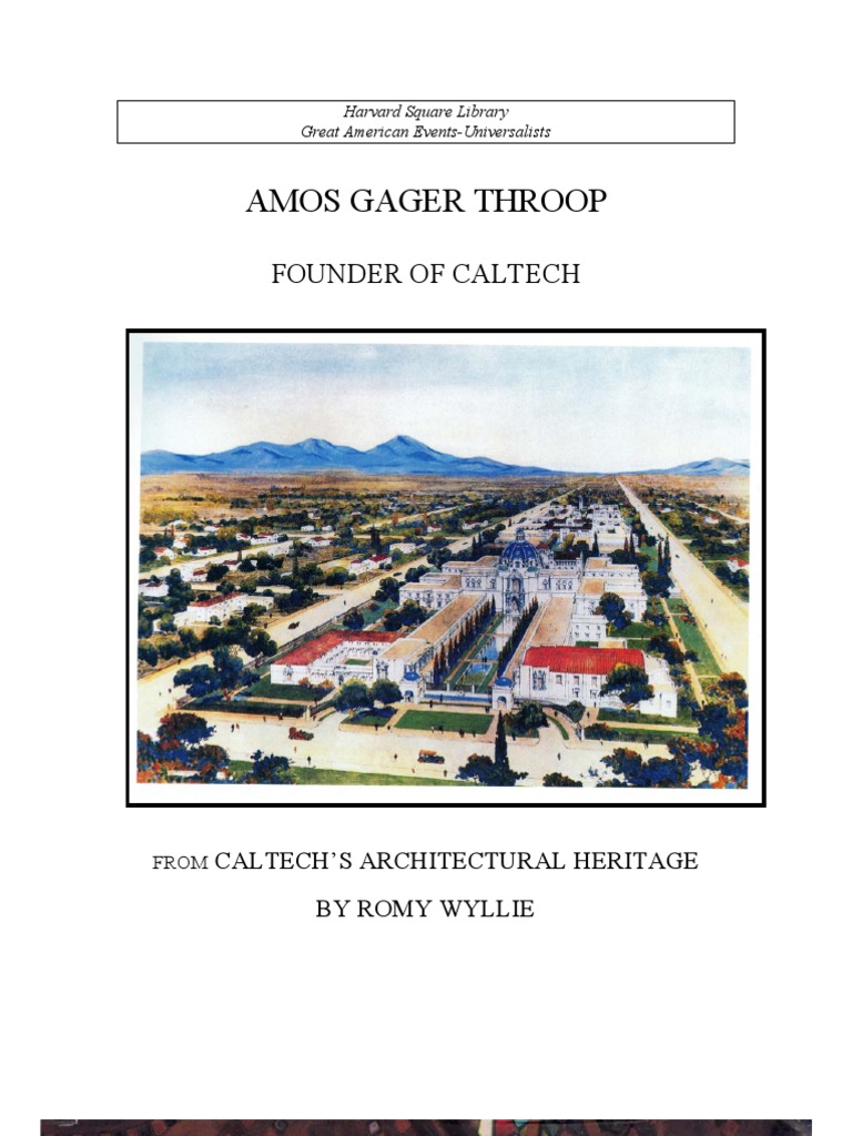 Caltech Architectural Heritage | PDF | California Institute Of Technology