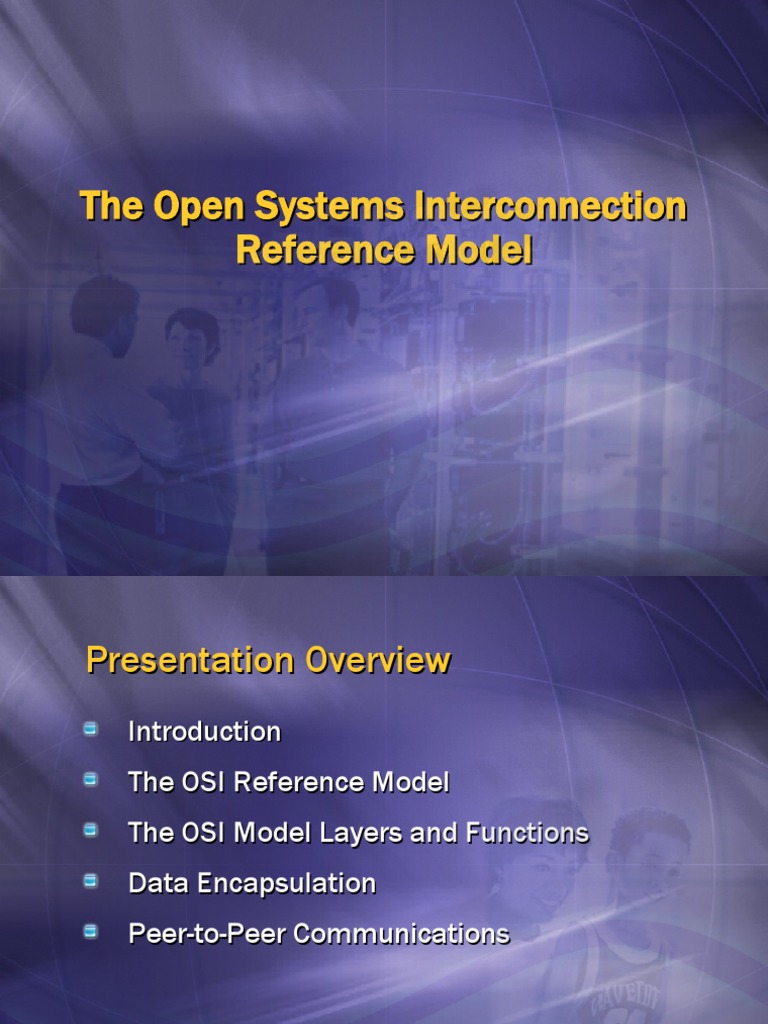 OSI Reference Model | PDF | Internet Protocol Suite | Osi Model