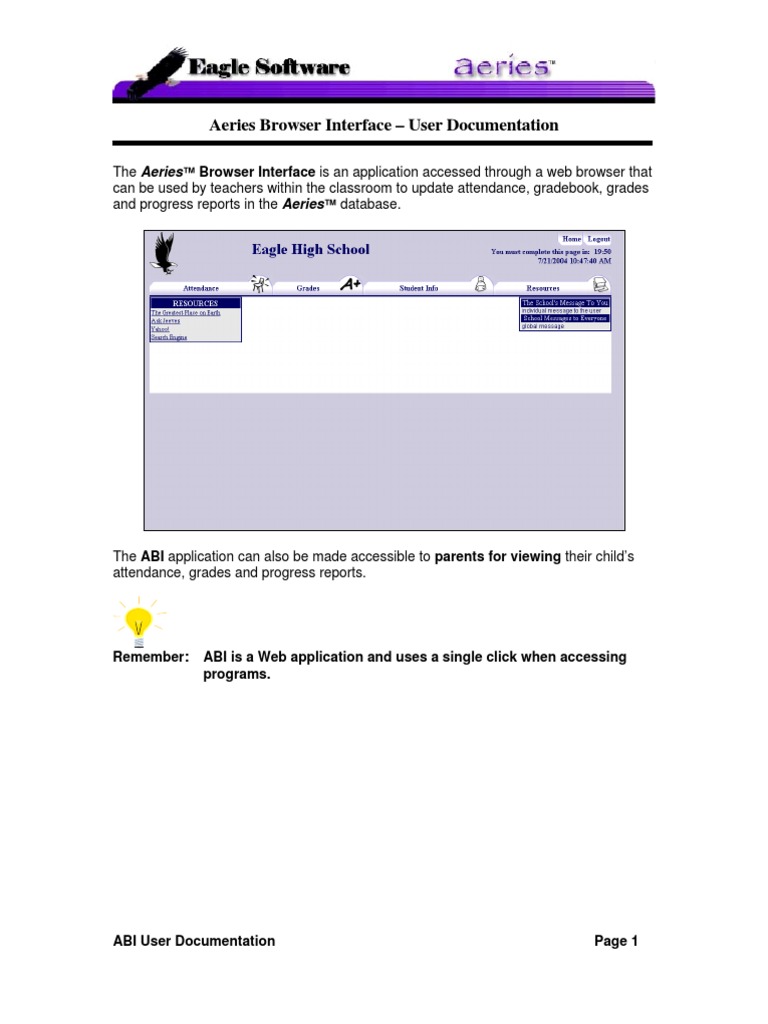 ABI User Documentation | PDF | Tab (Gui) | Internet Explorer