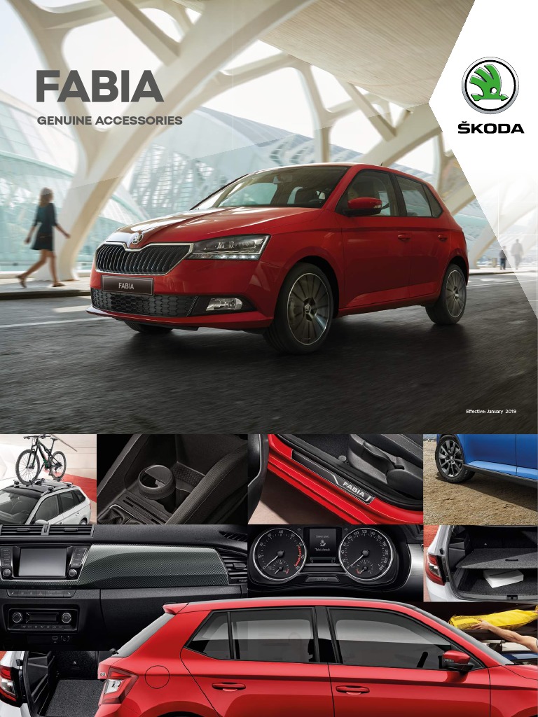 FABIA Accessories Brochure January 2019 PDF PDF Trunk Car Smartphone