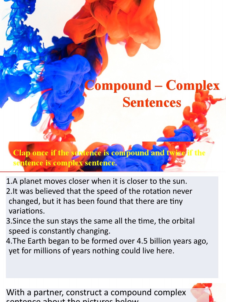 Additional Compound Complex Sentence Exercise | PDF | Nature