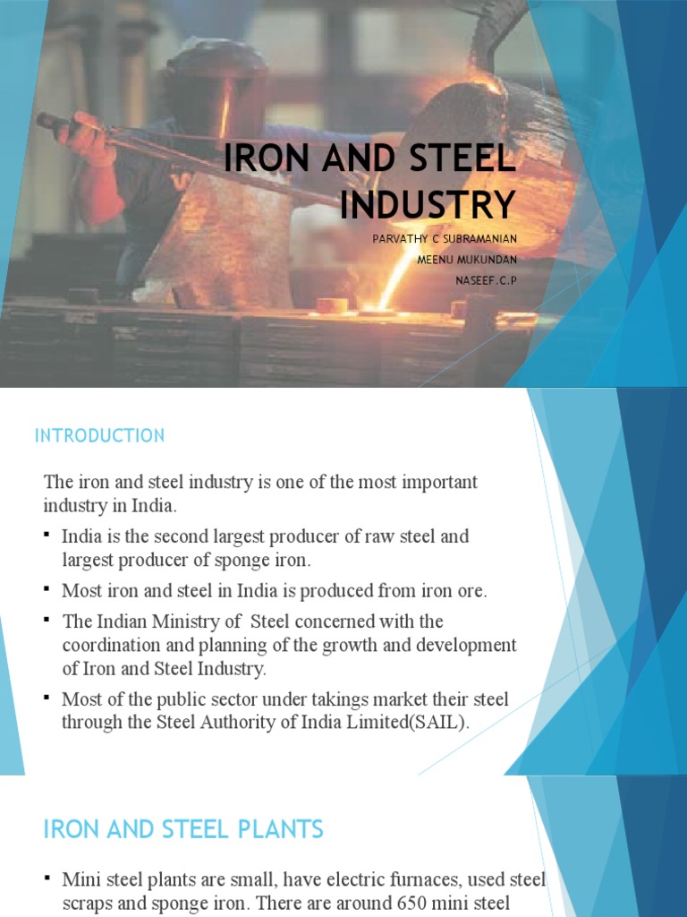 Importance of India's Iron and Steel Industry | PDF | Steel Mill | Steel