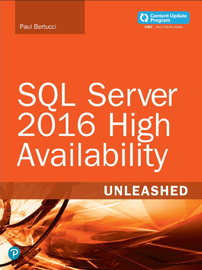 SQL Server 2016 High Availability Unleashed PDF | PDF | Cloud Computing ...