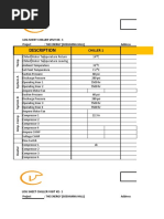 Daily Chiller Log Sheet Template | PDF | Gas Technologies ...