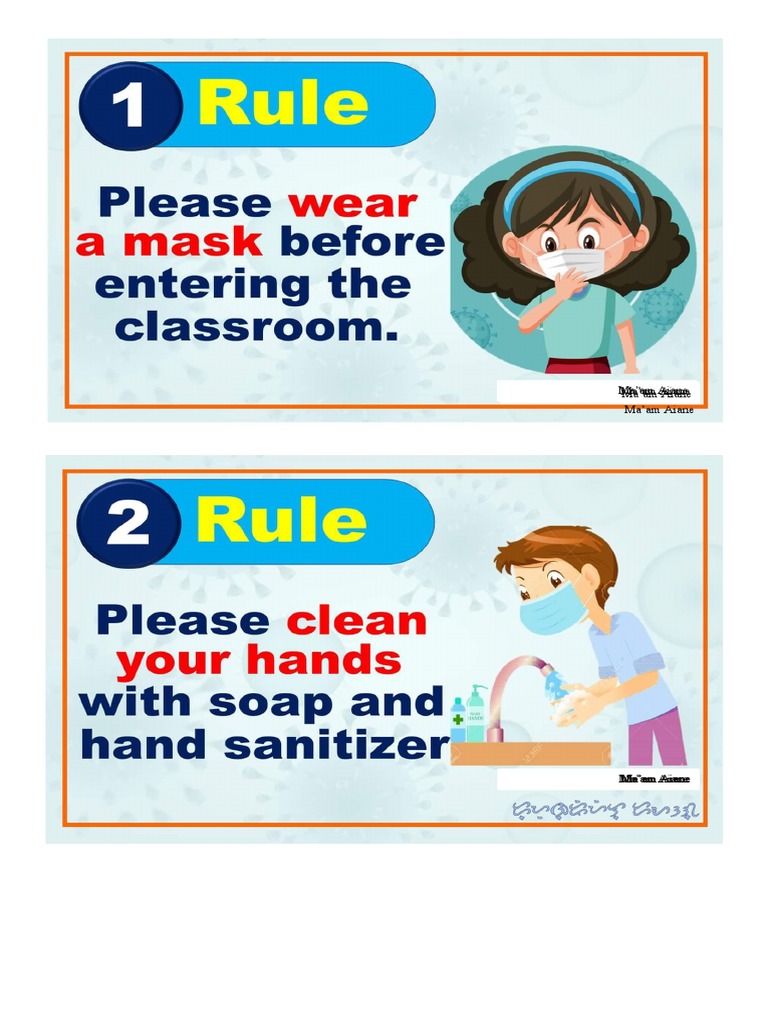 New Classroom Rules | PDF