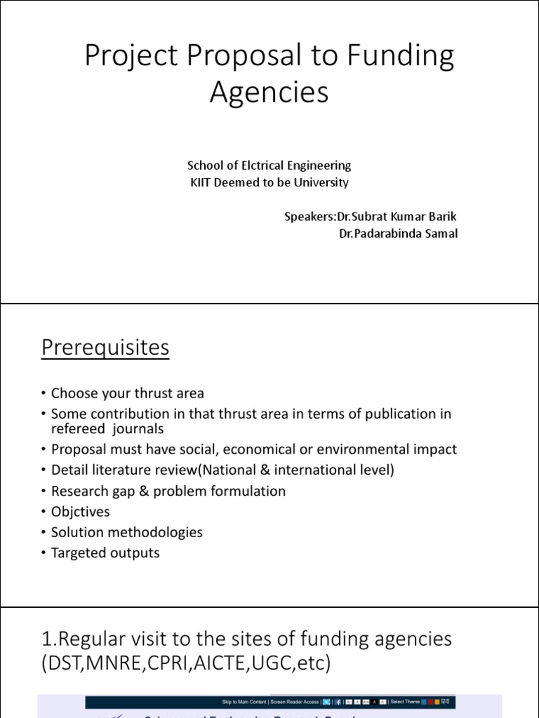 Project Proposal Guidelines for Funding | PDF | Economies | Business