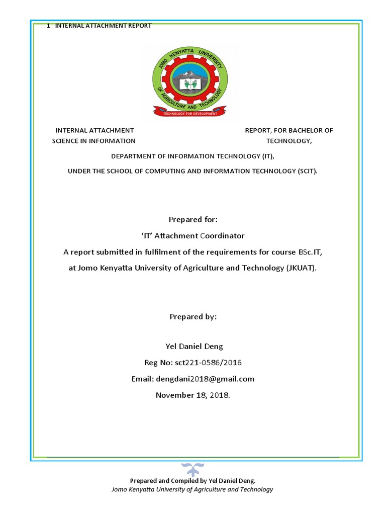 Internal Attachment Report | PDF | Mobile App | Computer Network