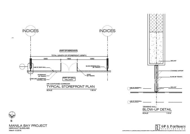 Typical Store Front Plan and Demising Wall | PDF | Houses | Queensland ...