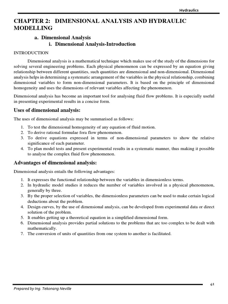 Dimensional Analysis and Model Analysis | PDF | Kinematics | Force