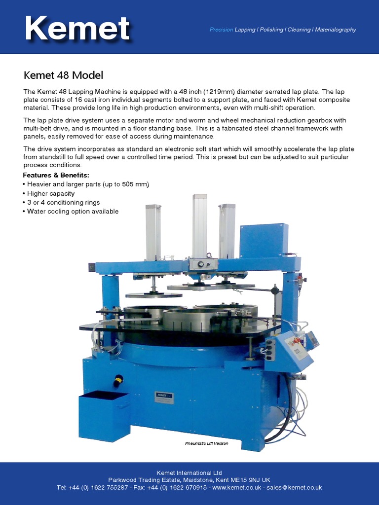 Kemet 48 Model: Features & Benefits | PDF | Elevator | Vehicles