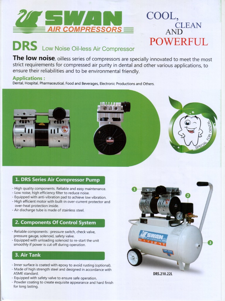 Swan Compressors - DRS Series | PDF