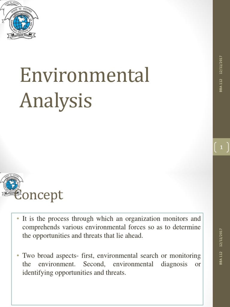 Process & Limitations Environmental Analysis 1 | PDF | Swot Analysis ...