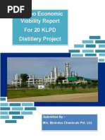60 KLPD Grain-Based Distillery - A Snapshot | PDF | Distillation | Brewing