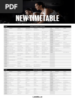 Training Schedule | PDF | Physical Fitness | Weight Training