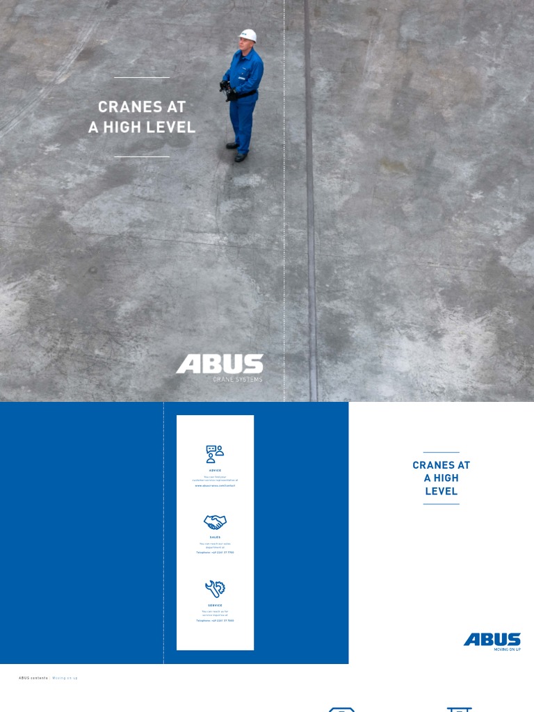Abus Corporate Brochure | PDF | Crane (Machine) | Manufactured Goods