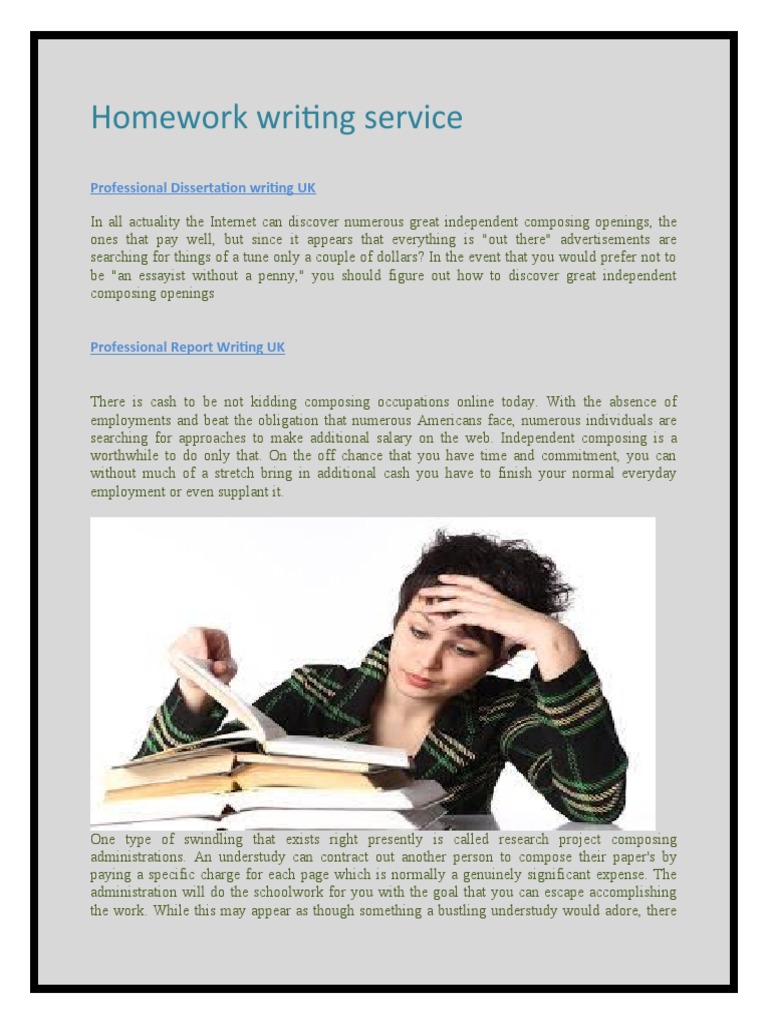 Homework Writing Service | PDF | Business
