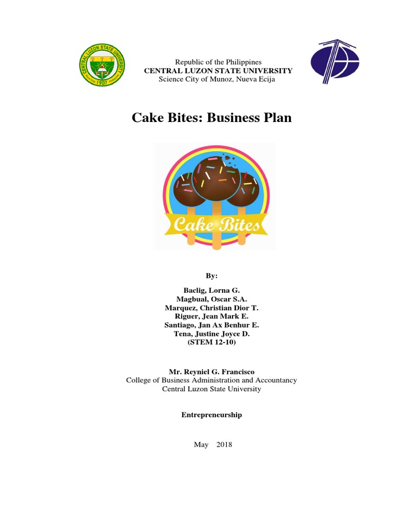 Cake Pop Business Plan | PDF | Cakes | Baking