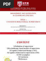 The Discrimination Model | PDF | Counseling Psychology | Psychotherapy