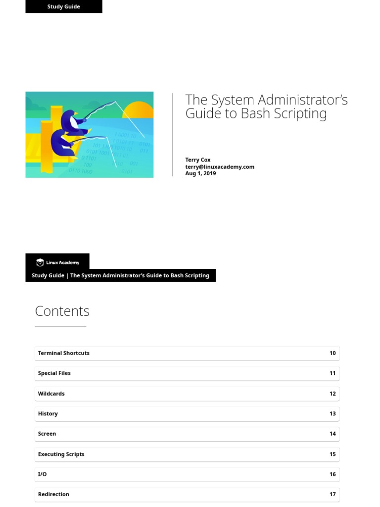 072 Sysadmin Bash Scripting 1565282626 Pdf Array Data Type Command Line Interface