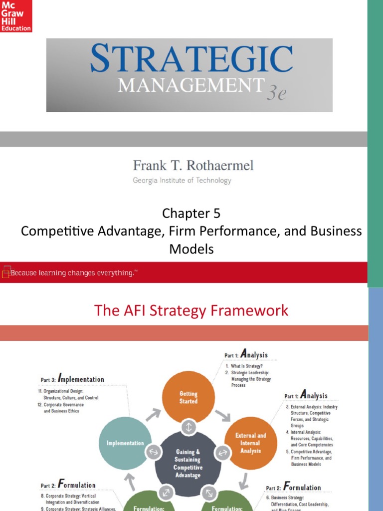Competitive Advantage, Firm Performance, and Business Models | PDF ...
