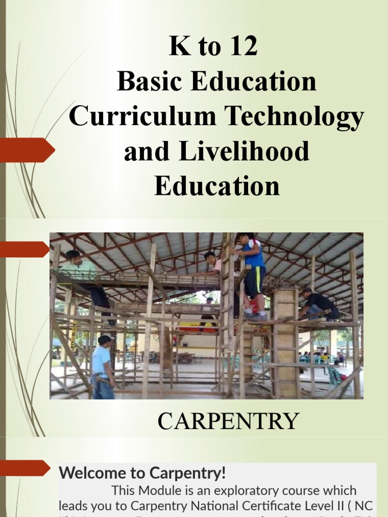 Introduction To Carpentry | PDF | Drill | Carpentry