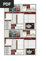 Lancer - Character Sheets PDF | PDF