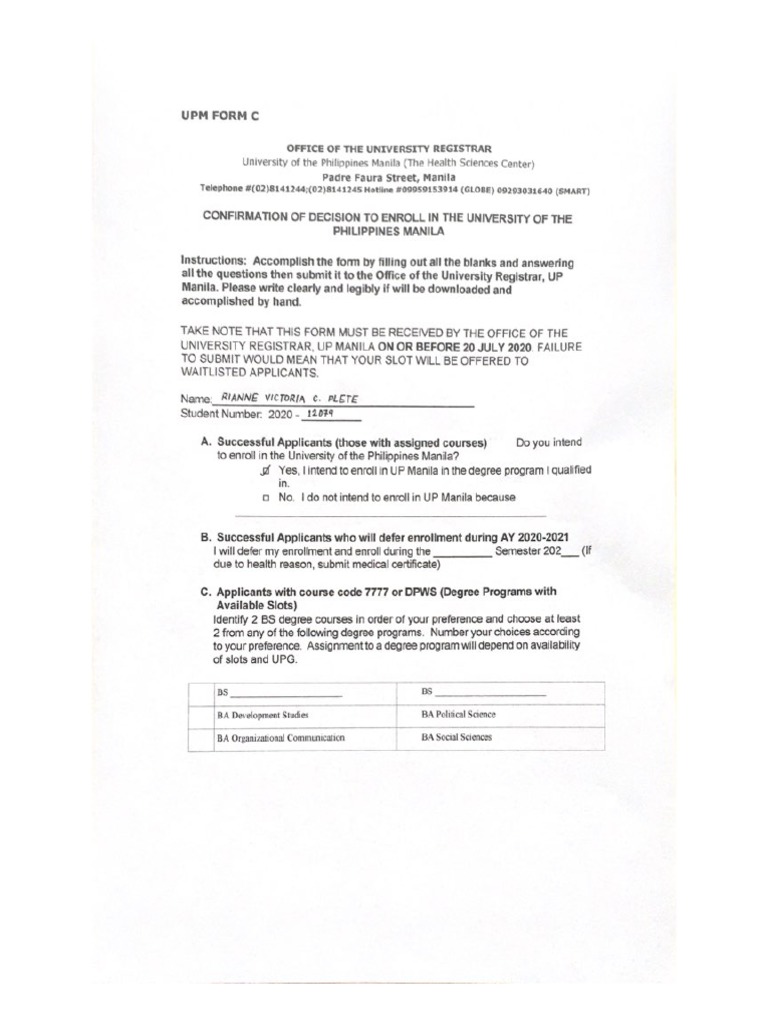 Form C | PDF