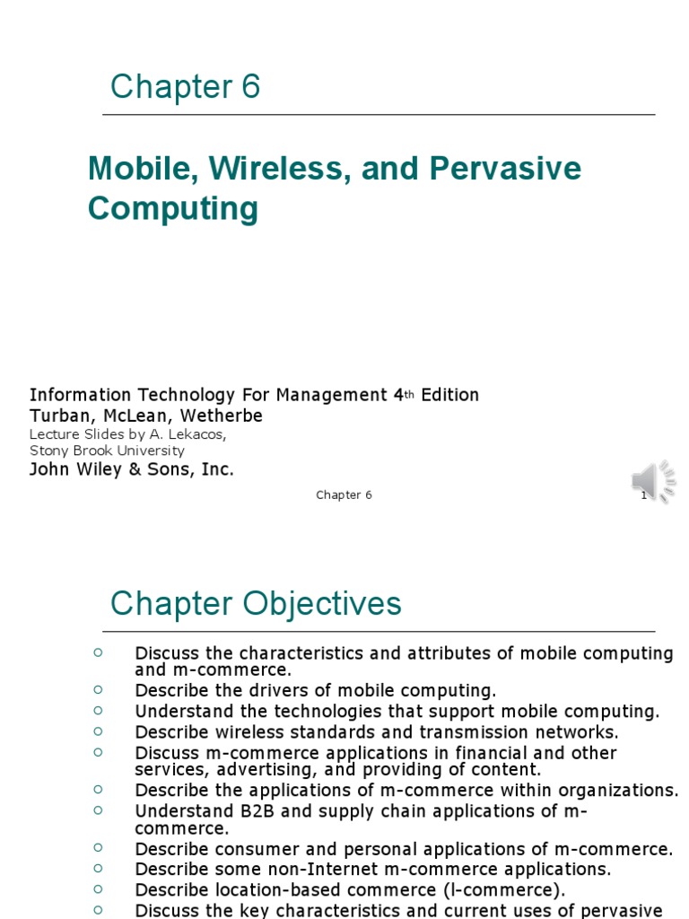 Mobile, Wireless, and Pervasive Computing | PDF | Channel Access Method ...