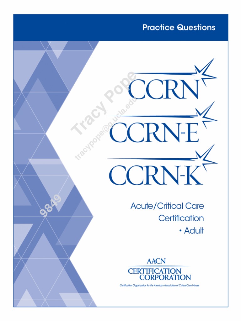 CCRN AACN PremiumQs PDF PDF | PDF | Test (Assessment) | Nursing
