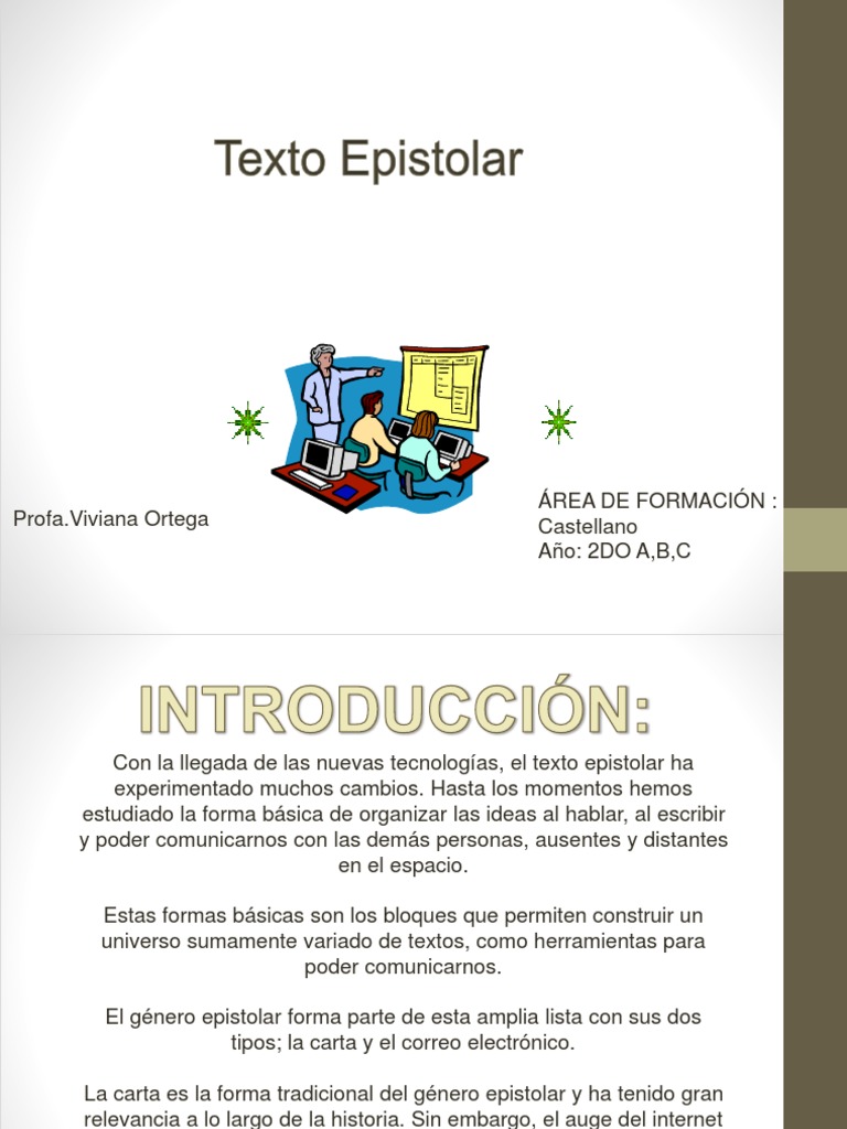 Introducción al Texto Epistolar | PDF | Telegrafía | Correo