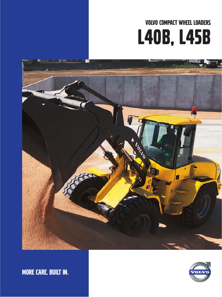 Volvo L40B and L45B Compact Wheel Loaders: Versatile, Productive and ...