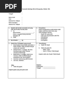 Formulir Skrining TB | PDF