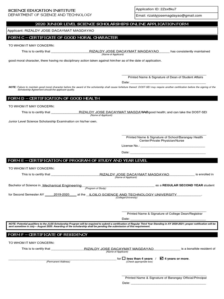 2zsx8ku7 Application-Form | PDF | Government Information | Government