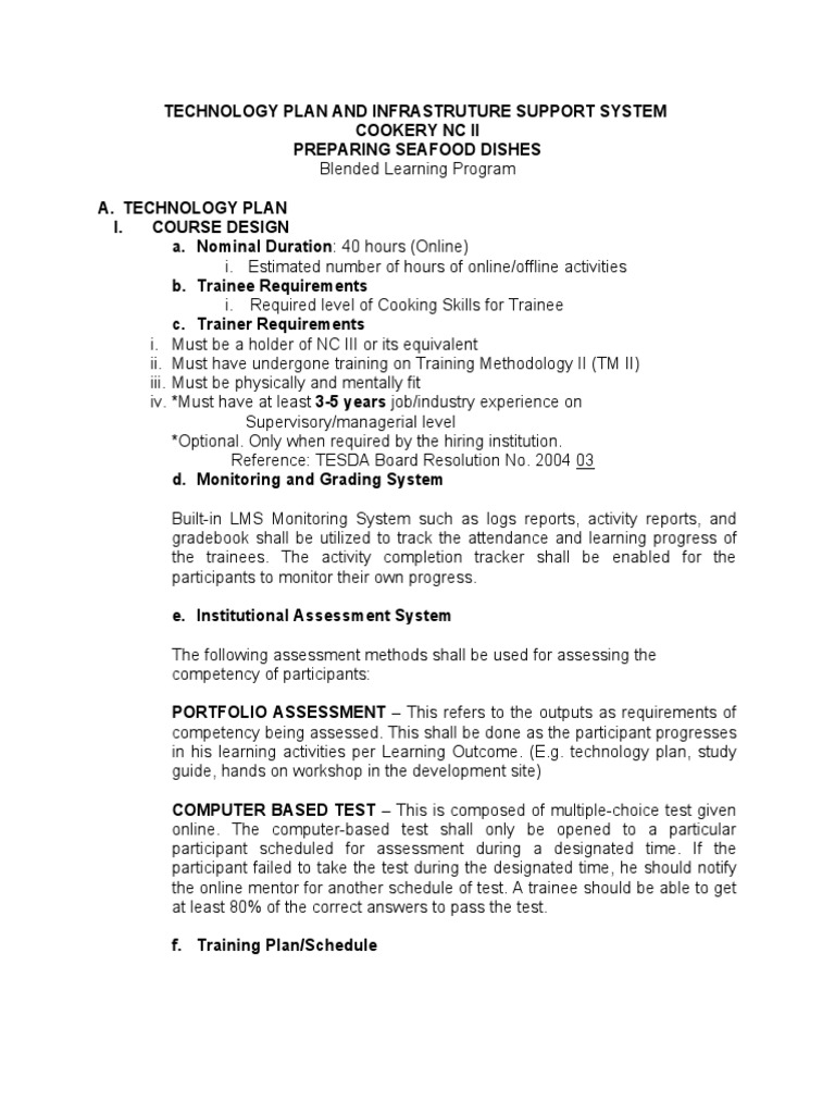 Technology Plan and Infrastruture Support System | PDF | Educational ...