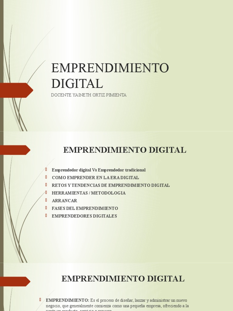 Empendimiento Digital | PDF | Iniciativa empresarial | Blog