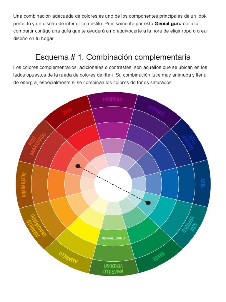Guia para Combinar Colores | PDF | marrón | Color