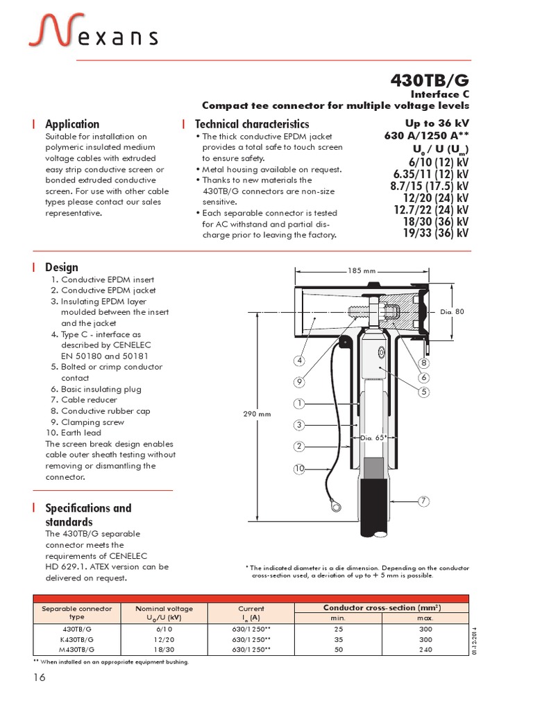 Compact Tee Connector for Multiple Voltage Levels: Technical ...