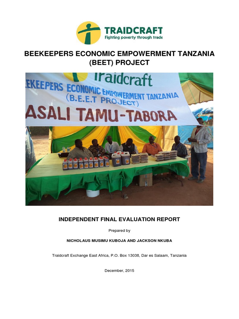 Beekeepers Economic Empowerment Tanzania Beet Project Independent