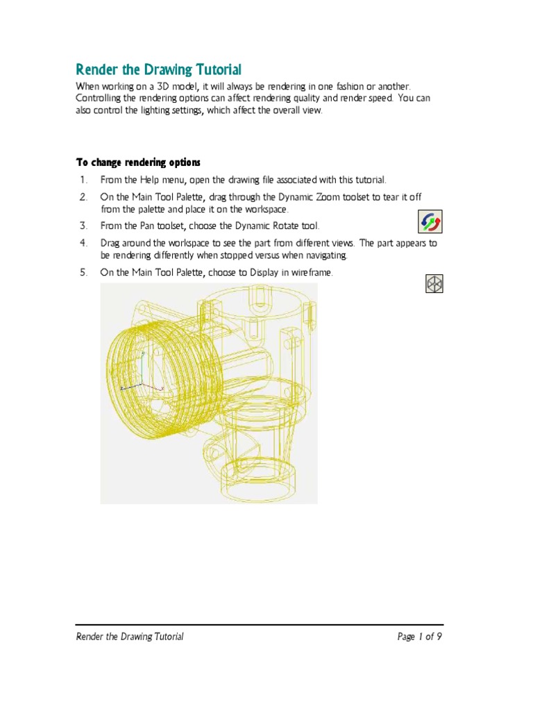 Tut Rendering | PDF | Rendering (Computer Graphics) | Menu (Computing)