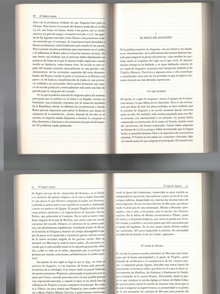 Pierre Grimal. El Imperio Romano PDF | PDF | Augusto | Roma antigua