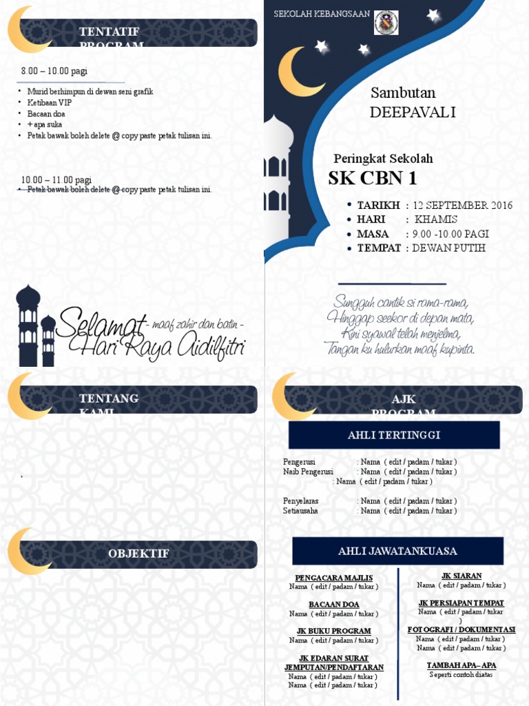 Buku Program Deepavali | PDF