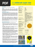 Weberset Premier Tile Adhesive Guide | PDF | Tile | Adhesive